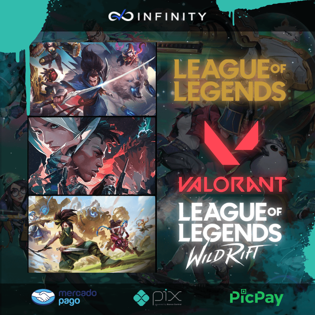 ELO JOB INFINITY - LOL - VALORANT - WILD RIFT